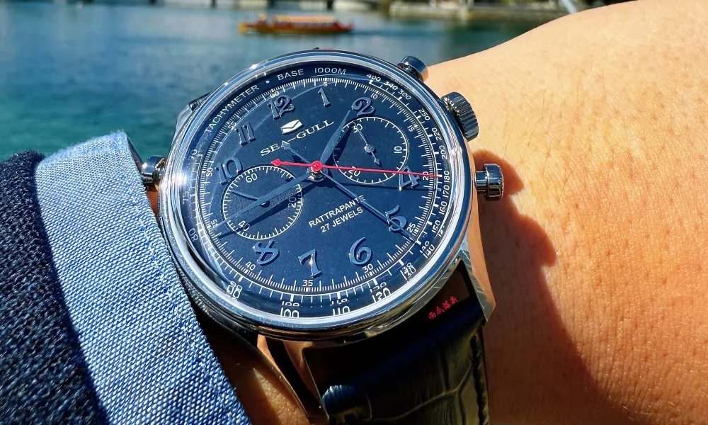 Sea-Gull Rattrapante Blue Dial Edition Debuts at Hong Kong Watch & Clo