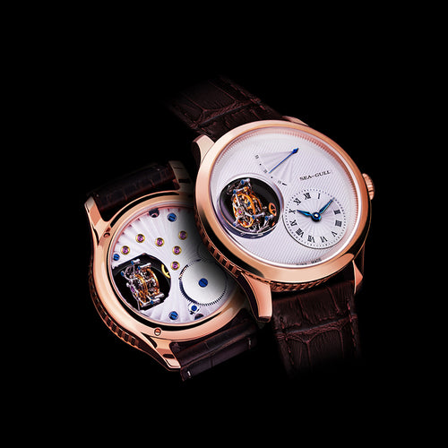 Seagull 18K Gold Double Axis Tourbillon Watch 44mm | Seagull Watch Official