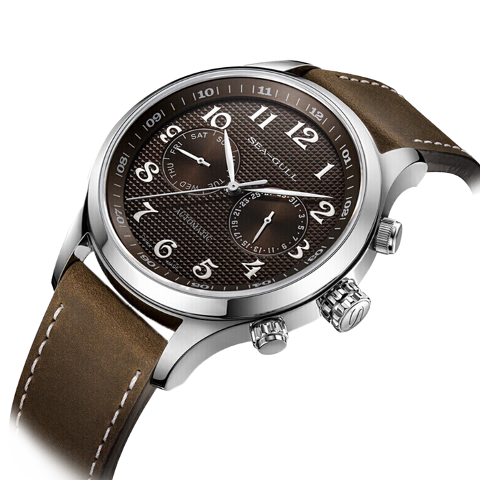 Seagull Watch | Aviation Dual Time Zone Mechanical Watch