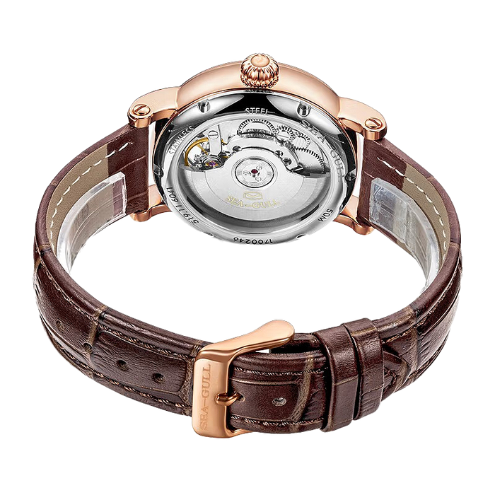 Seagull Watch | Flywheel Mechanical Watch with Dual Time Zone