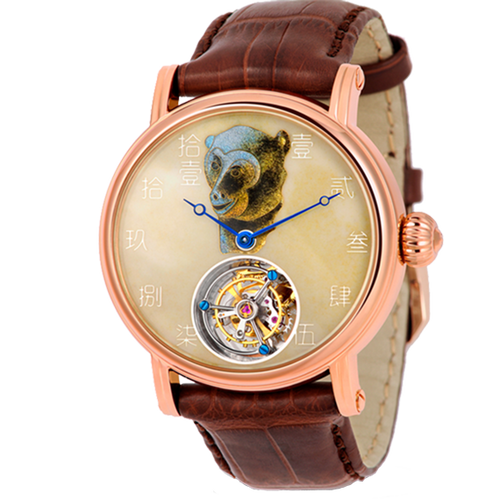 Chinese Zodiac Dragon Enamel Dial Tourbillon Watch 42mm | Seagull Watch ...