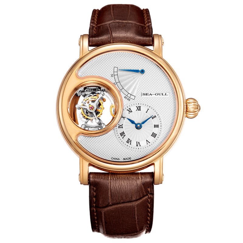 Seagull 18K Gold Double Axis Tourbillon Watch 44mm | Seagull Watch Official