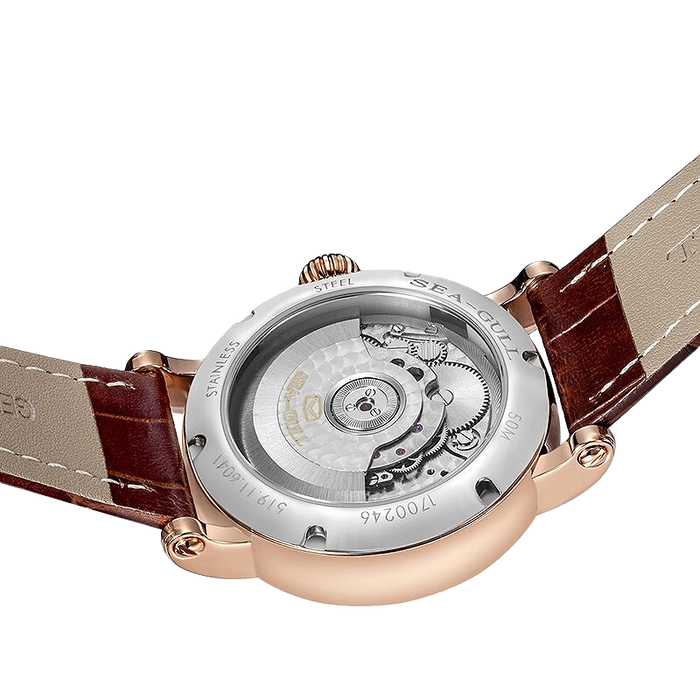 Seagull Watch | Flywheel Mechanical Watch with Dual Time Zone