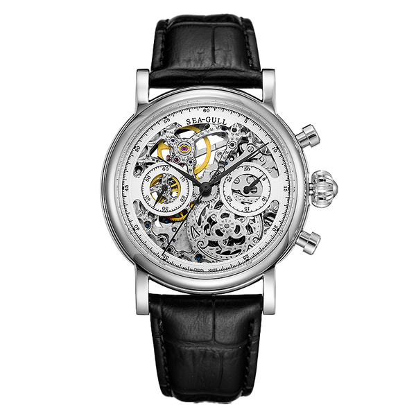 Seagull 1963 Full Skeleton Edition Chronograph Watch 41mm | Seagull ...