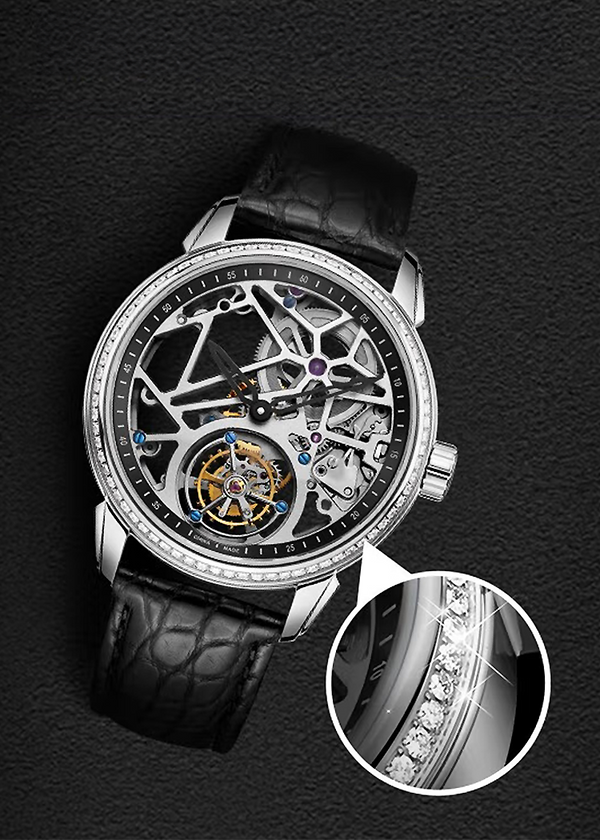 Seagull Full Skeleton Center Axis Tourbillon Watch 42mm | Seagull Official