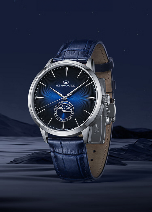 Seagull Moon Phase Business Watch 40mm | Seagull Official