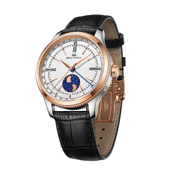 Seagull Moon Phase Watch with Bezel Calendar 41mm | Seagull Official