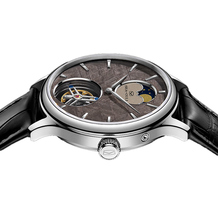Seagull Meteorite Dial Moon Phase Watch 42mm | Seagull Official