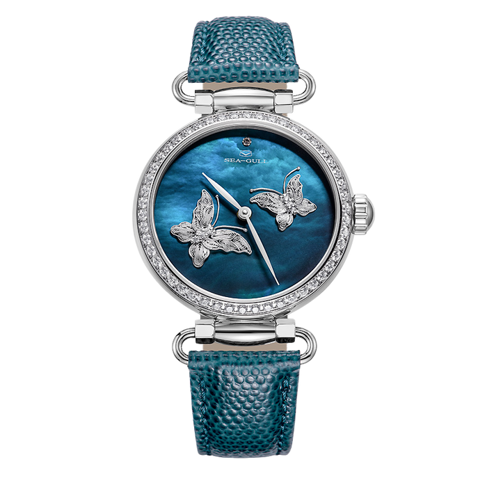 Filigree Butterfly Watch with Swarovski Crystals | Seagull Official