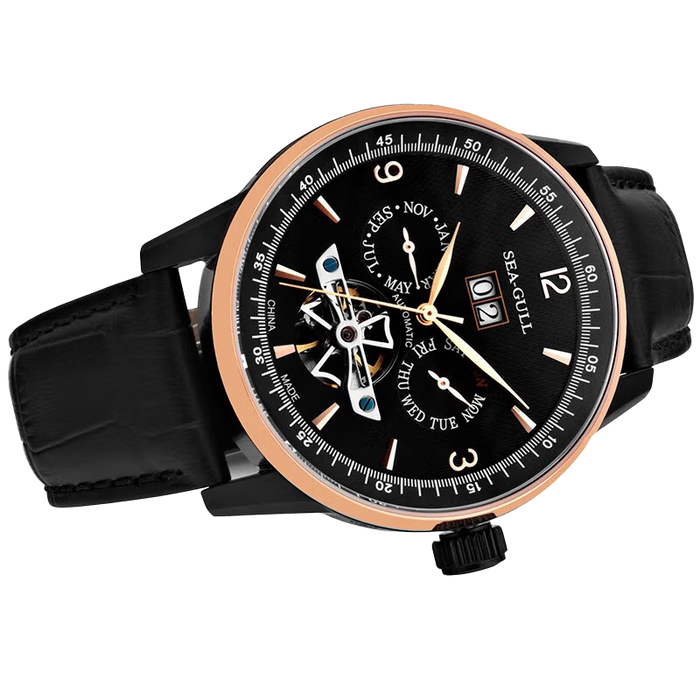 Flywheel Calendar Automatic Watch 43mm | Seagull Watch Official