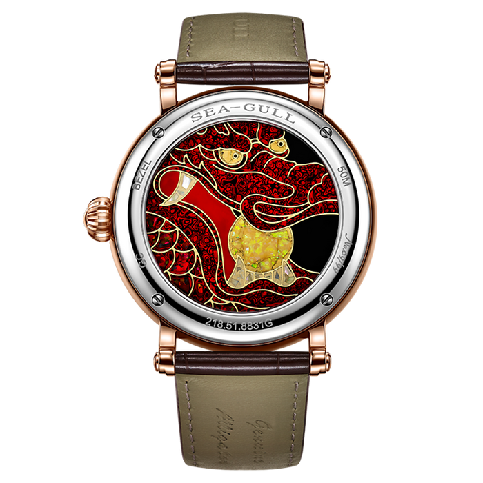 Seagull Chinese Zodiac Dragon Golden Lacquer Limited Tourbillon ...
