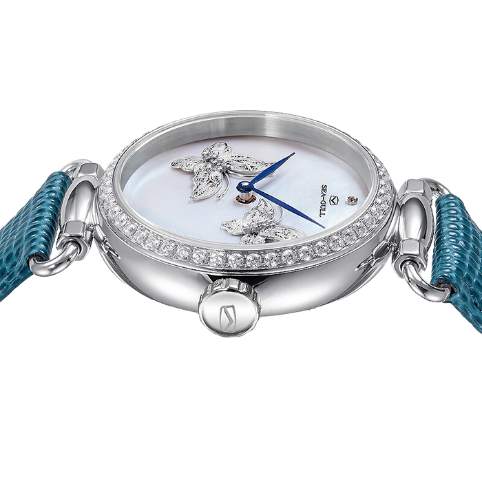 Filigree Butterfly Watch with Swarovski Crystals | Seagull Official