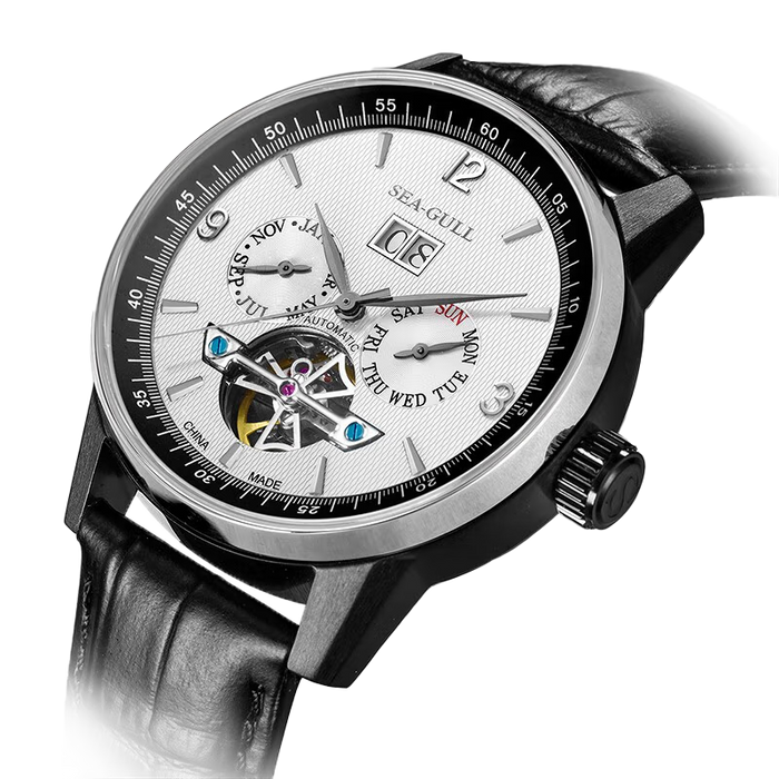Flywheel Calendar Automatic Watch 43mm | Seagull Watch Official