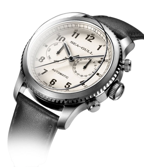 Aviation Dual Time Zone Pilot Automatic Watch 43mm | Seagull Watch Official
