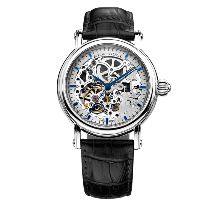 Seagull Double Skeleton Automatic Couple Watch 38mm