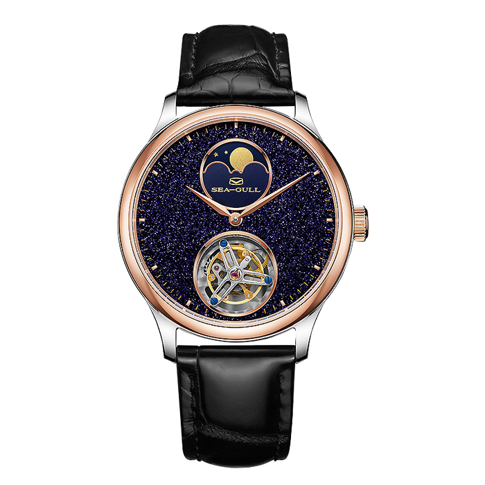 Seagull Moon Phase Center Axis Tourbillon