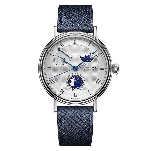 Seagull's Moon Phase Watches Chart the Lunar Cycle from Dusk to Dawn