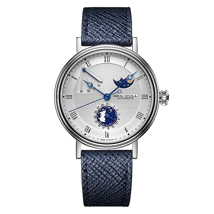 Seagull's Moon Phase Watches Chart the Lunar Cycle from Dusk to Dawn