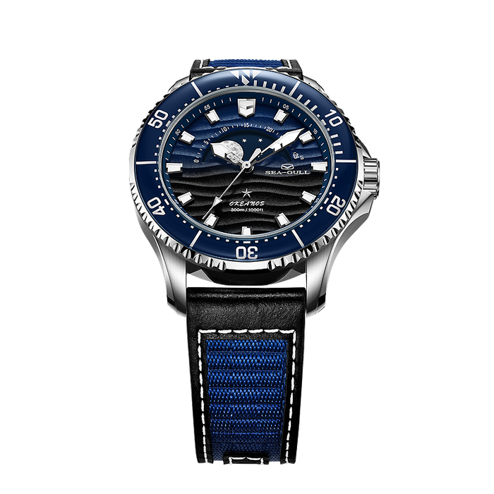 Seagull Okeanos Moon Phase Dive 300M Watch