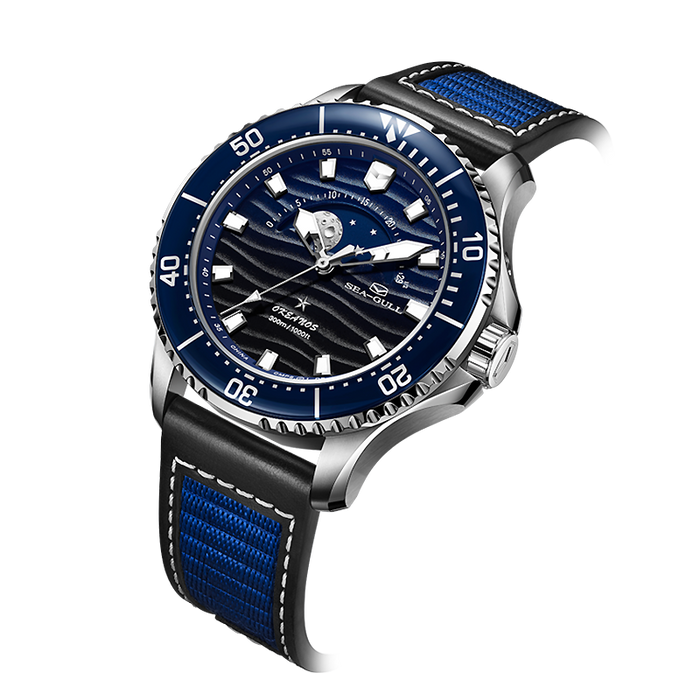 Seagull Okeanos Moon Phase Dive 300M Watch