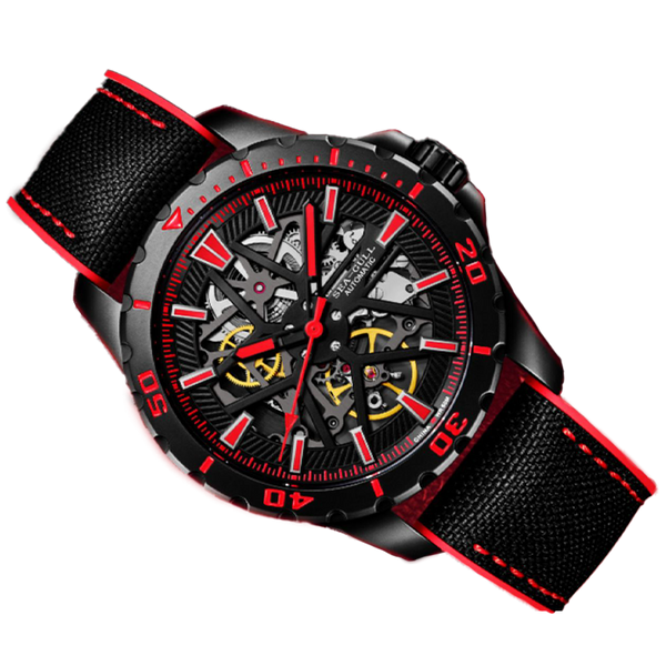 Racing Motorcycle Skeleton Automatic Watch 44mm | Seagull Watch Official