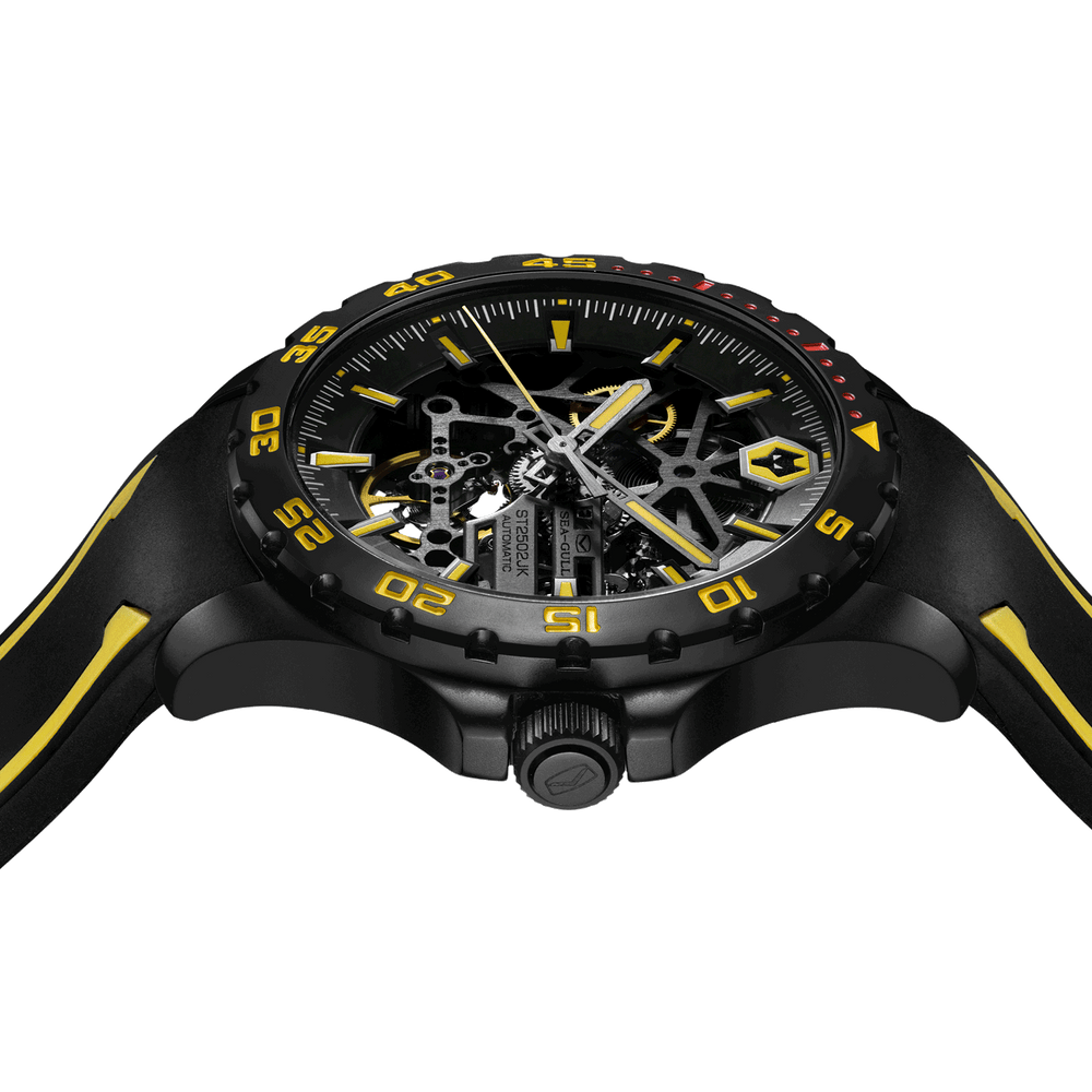 Football Co-branded English Premier League Wolves Skeleton Watch 44mm ...