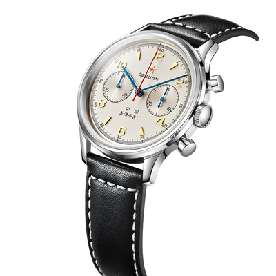 1963 Times Reissue Edition Pilot Chronograph Sapphire 40 mm | Seagull ...